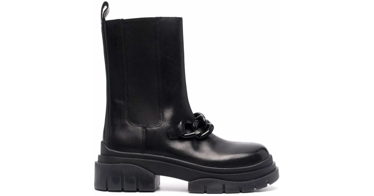 Ash Chelsea Boots in Black | Lyst