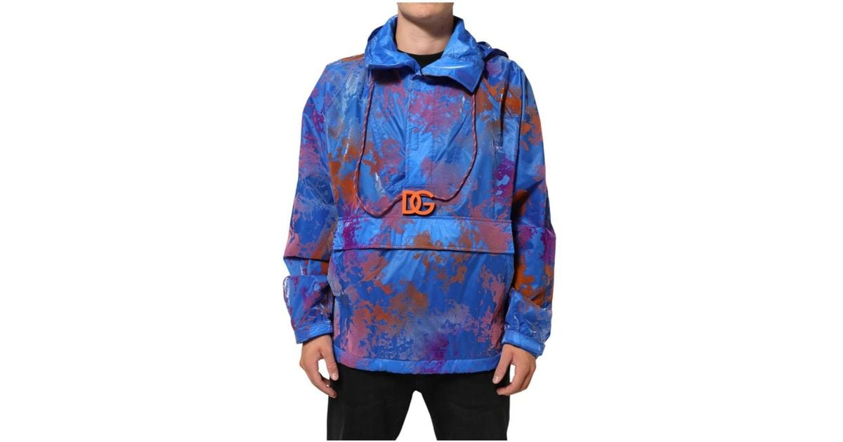 Dolce & Gabbana Light Jackets in Blue for Men | Lyst UK