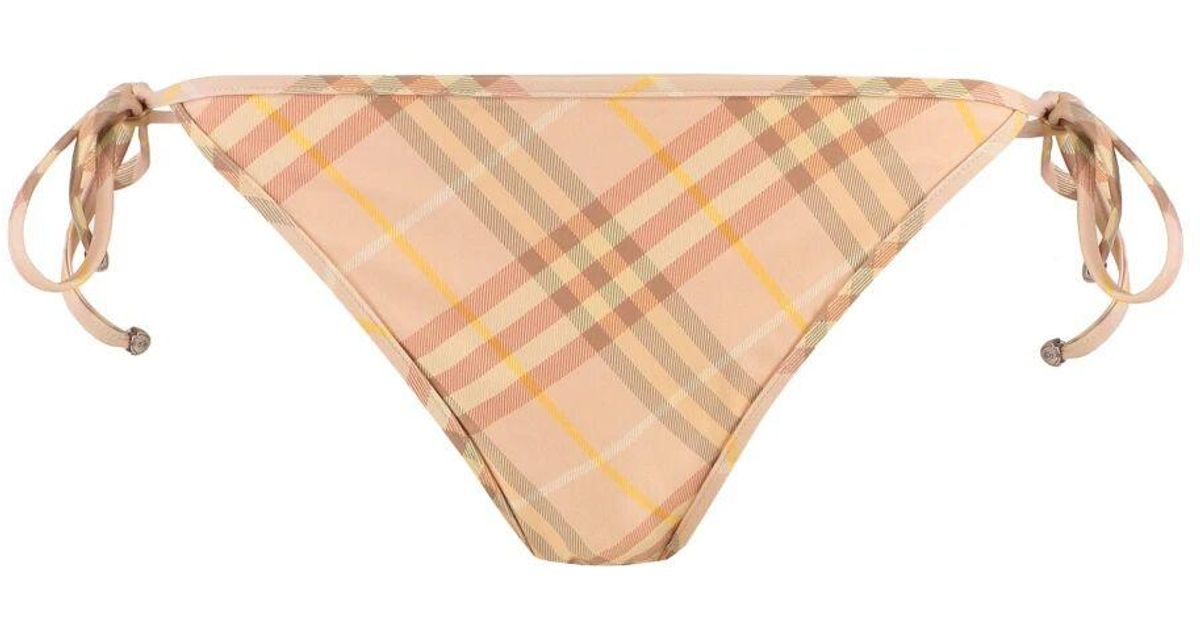 Burberry Bikinis in Natural | Lyst
