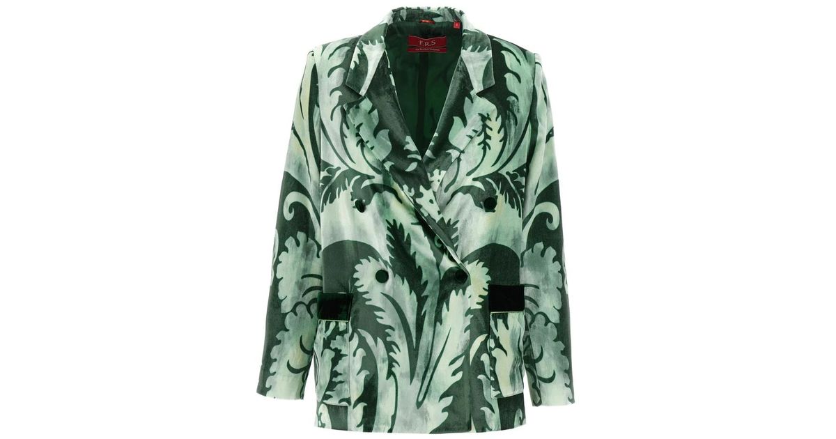 F.R.S For Restless Sleepers Blazers in Green | Lyst UK