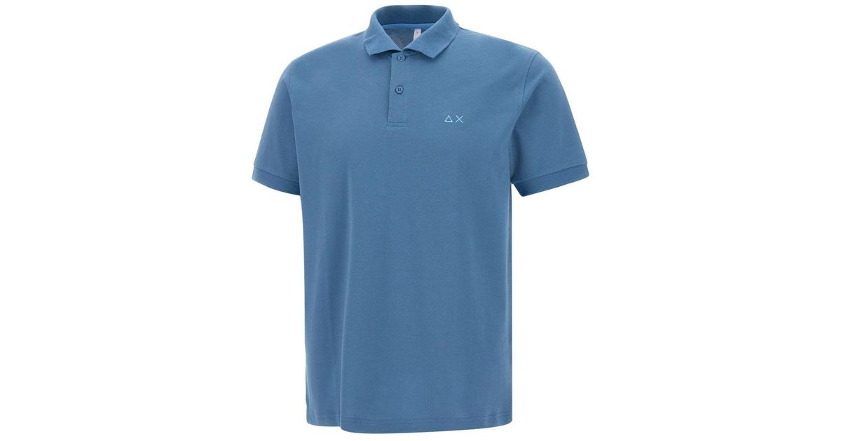 Sun 68 Polo Shirts in Blue for Men | Lyst UK