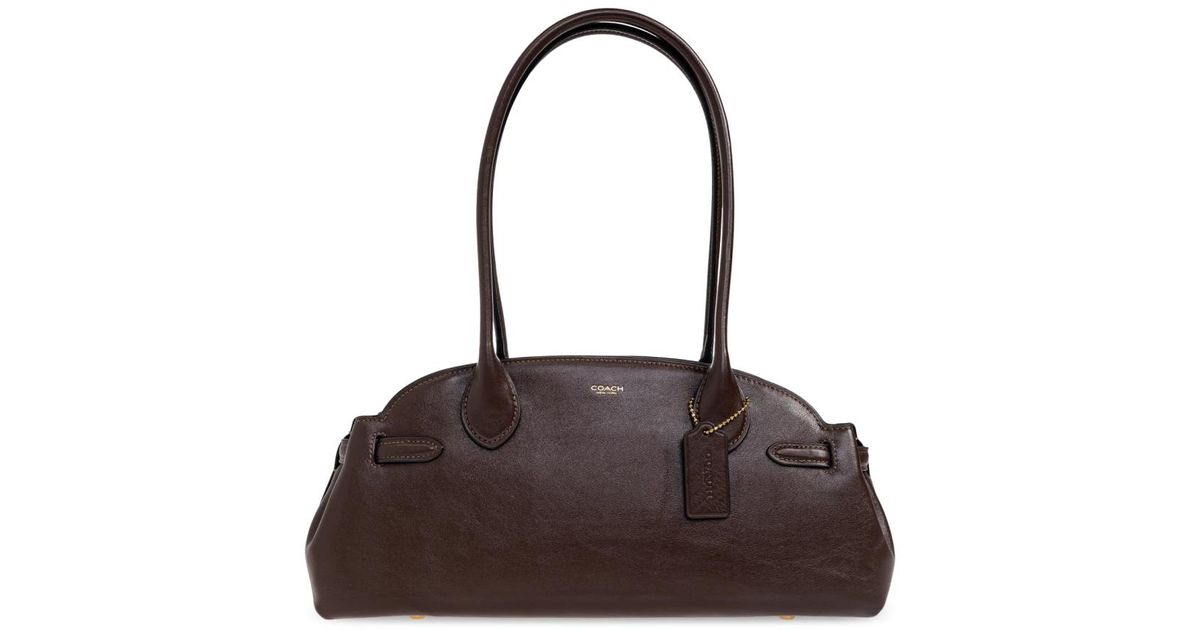 COACH Shoulder Bags in Brown | Lyst
