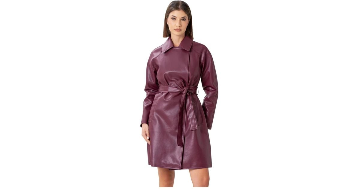 Kocca Trench Coats in Purple | Lyst UK