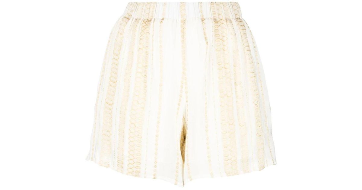 Zeus+Dione Short Shorts in White | Lyst UK