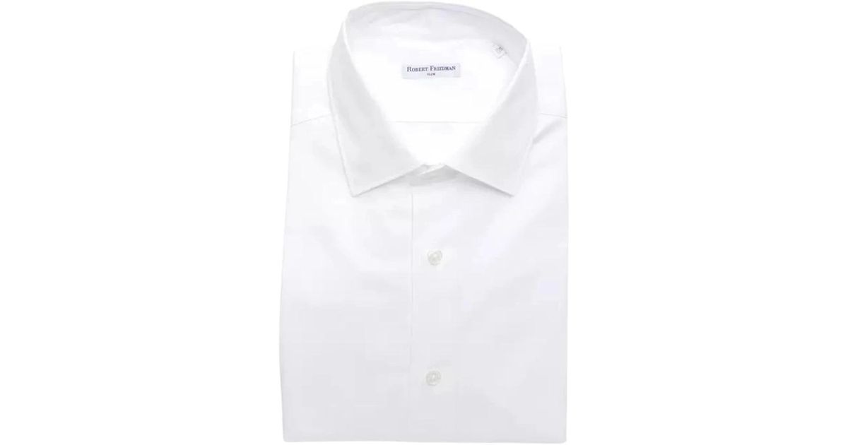 Robert Friedman Formal Shirts in White for Men | Lyst UK