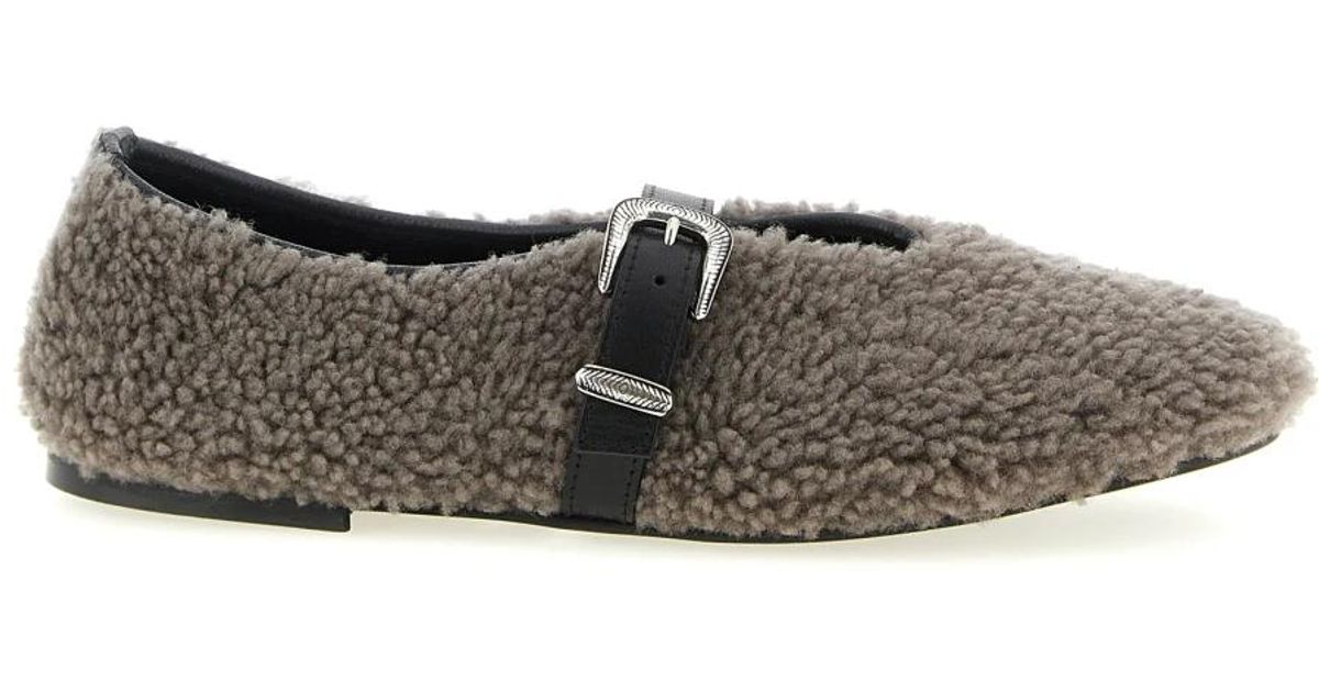KATE CATE Ballerina Shoes in Grey | Lyst UK