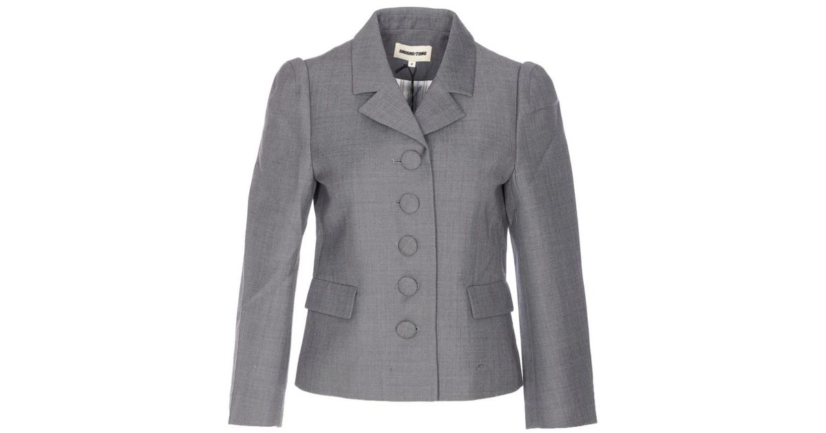 ShuShu/Tong Light Jackets in Grey | Lyst UK