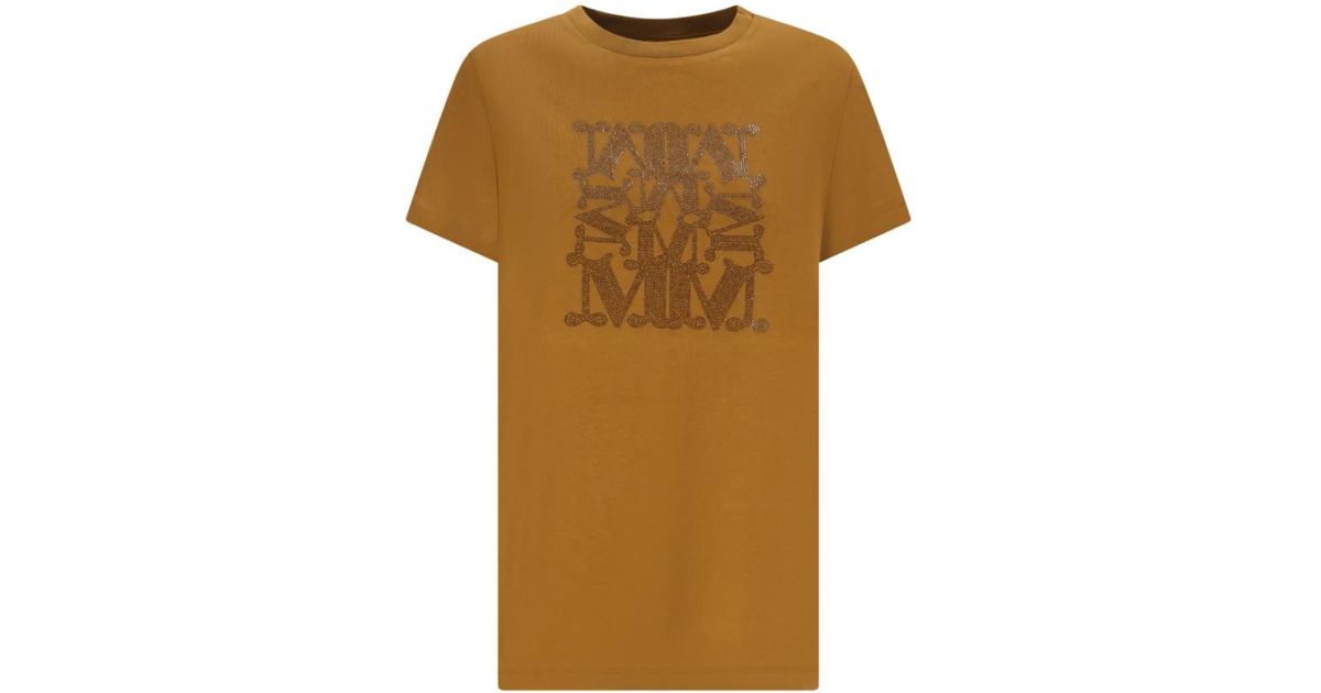 Max Mara T-Shirts in Brown | Lyst UK