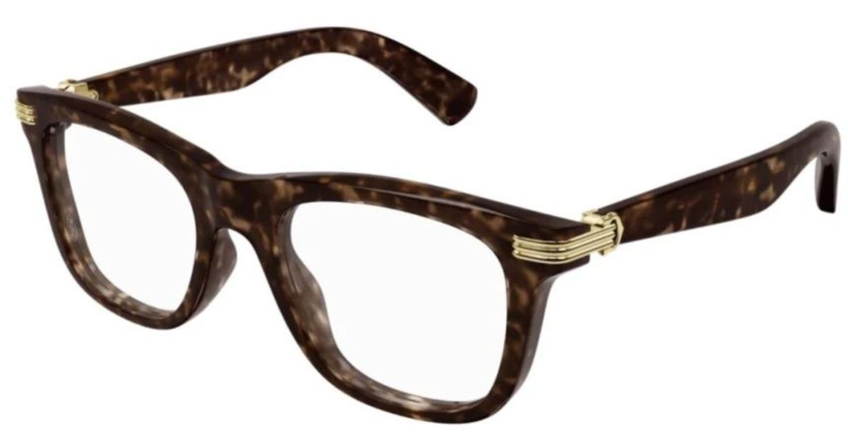 Cartier Glasses in Brown | Lyst