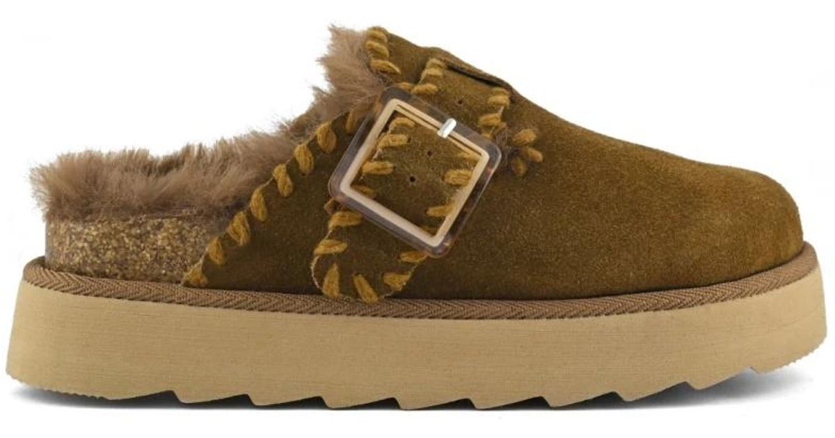 Colors Of California Slippers in Brown | Lyst