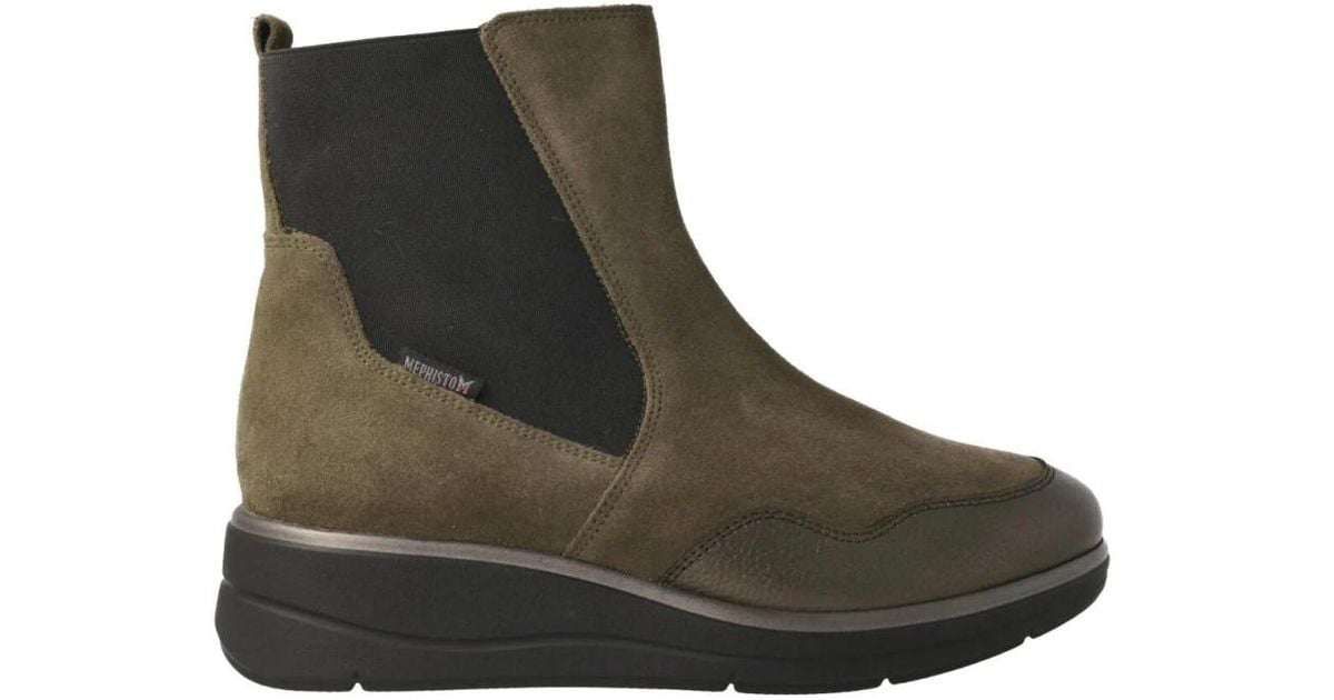 Mephisto Chelsea Boots in Brown | Lyst UK
