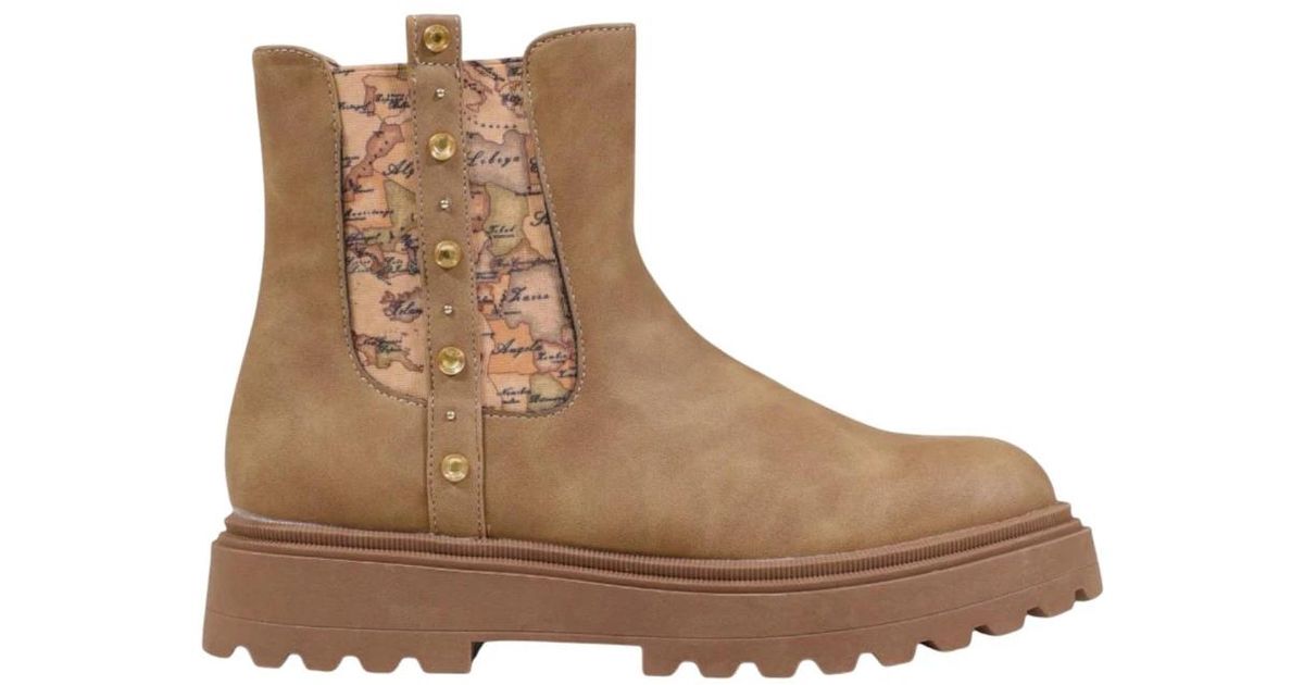 Alviero Martini 1A Classe Chelsea Boots in Brown | Lyst UK