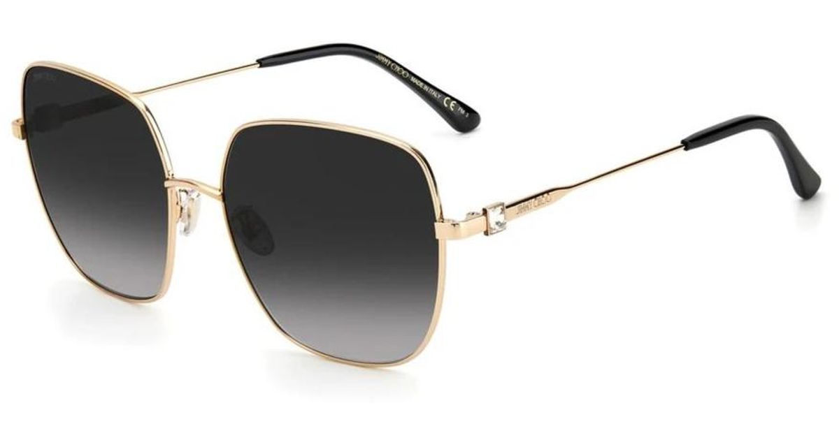 Jimmy Choo Sunglasses in Black | Lyst UK