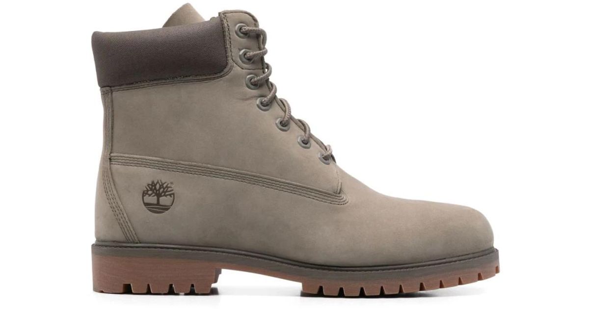 Timberland Lace-Up Boots in Gray for Men | Lyst