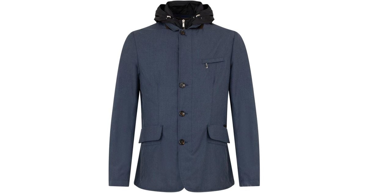 Moorer Light Jackets in Blue for Men | Lyst UK