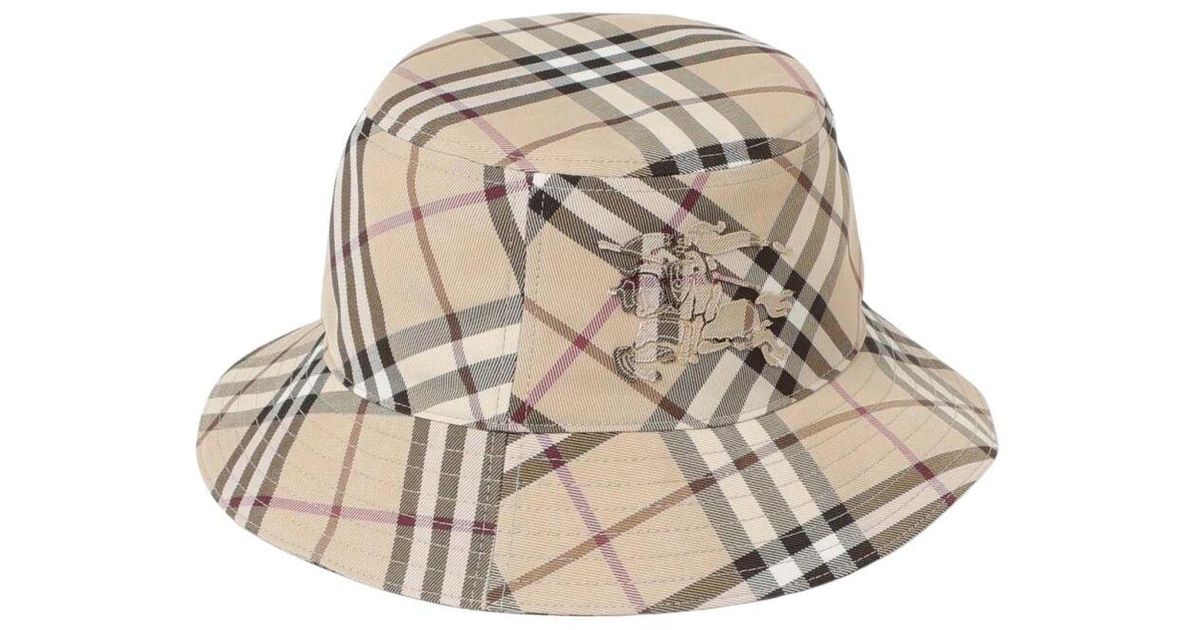 Burberry Hats in Natural for Men | Lyst