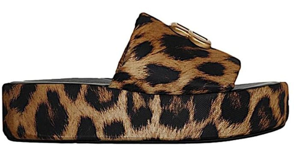 Balenciaga Sliders in Brown | Lyst UK