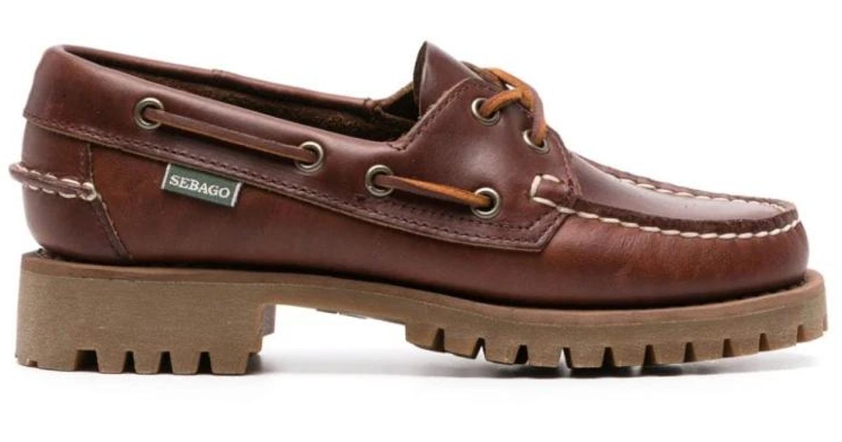 Sebago Sailor Shoes in Brown | Lyst UK