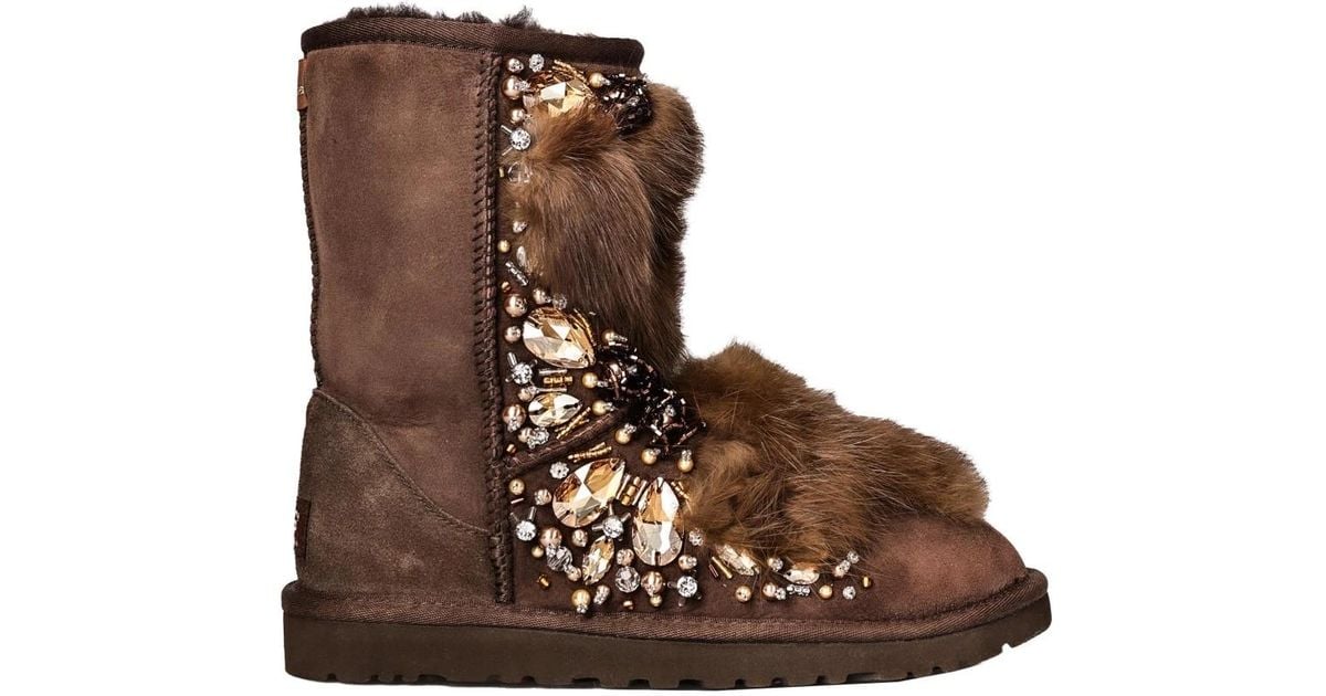 UGG Winter Boots in Brown | Lyst