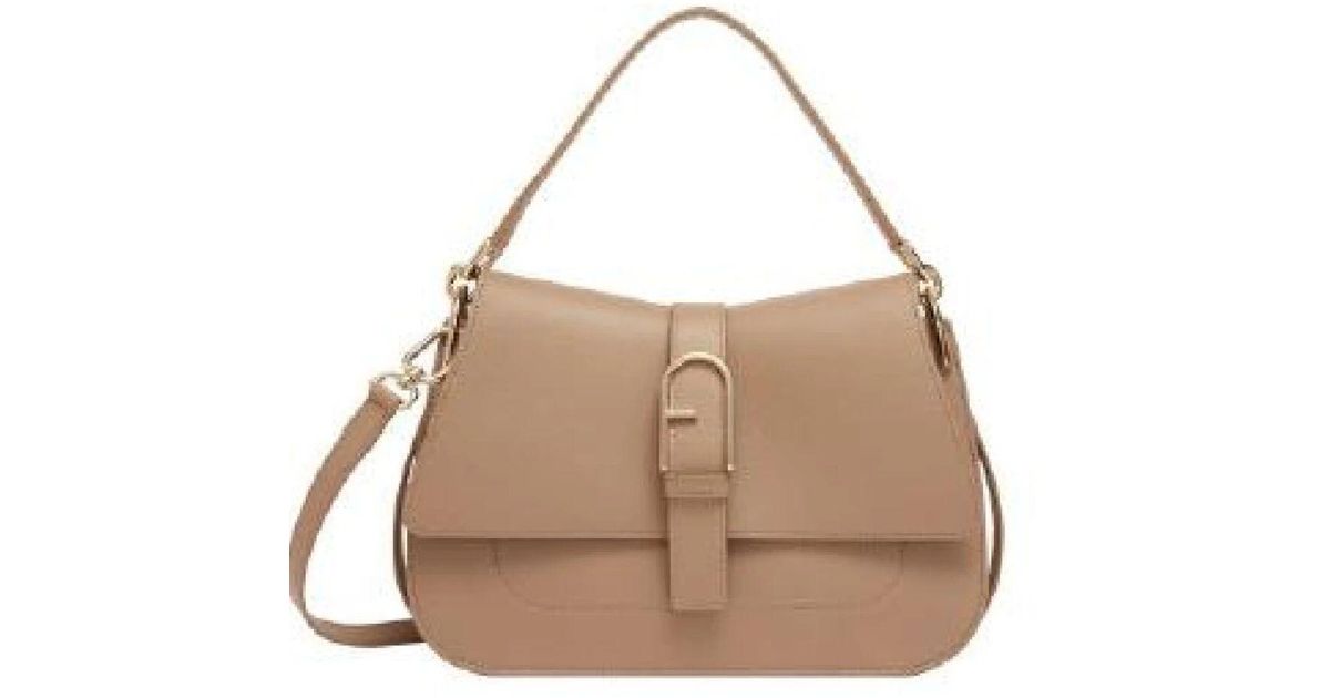 Furla Handbags in Natural | Lyst