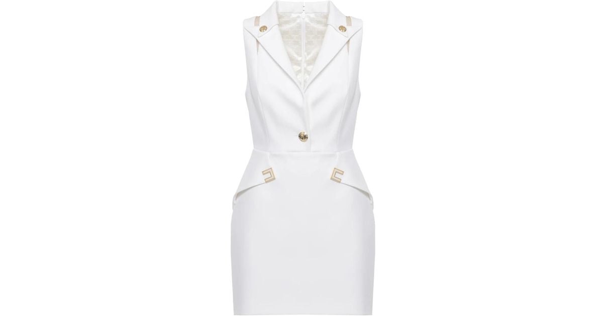 Elisabetta Franchi Short Dresses in White | Lyst