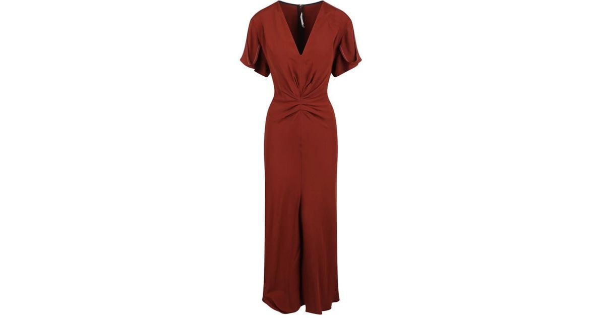 Victoria Beckham Maxi Dresses in Red | Lyst UK