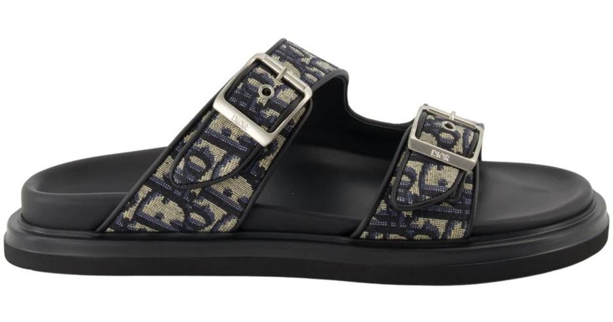 Dior Sliders in Black for Men | Lyst