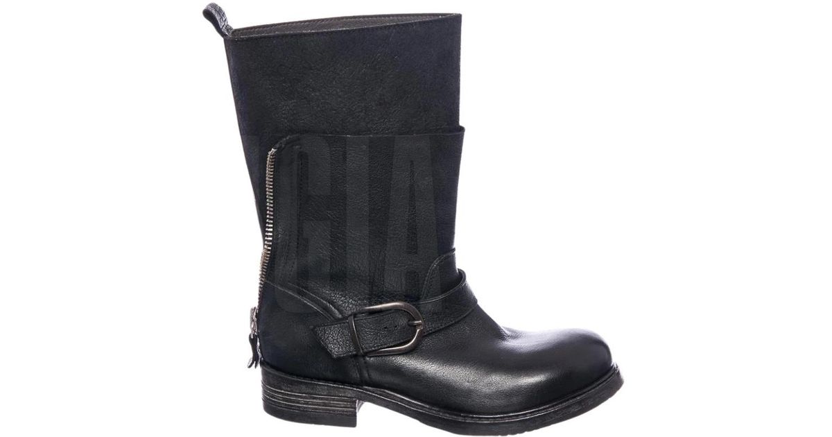 Moma Cowboy Boots in Black | Lyst UK