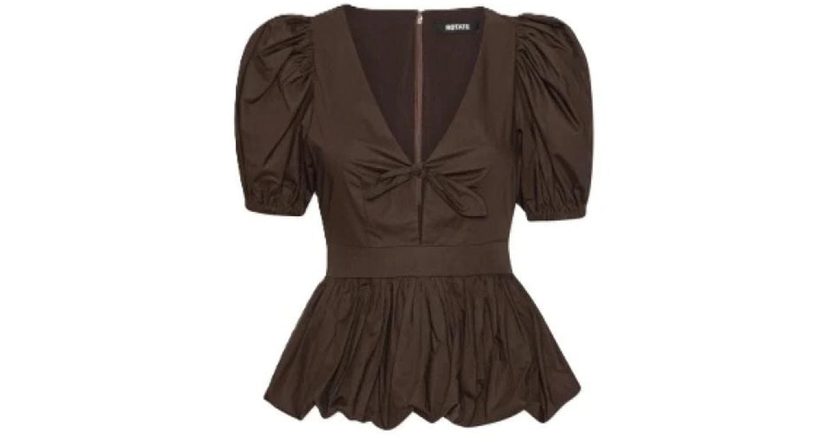 ROTATE BIRGER CHRISTENSEN Blouses in Brown | Lyst UK