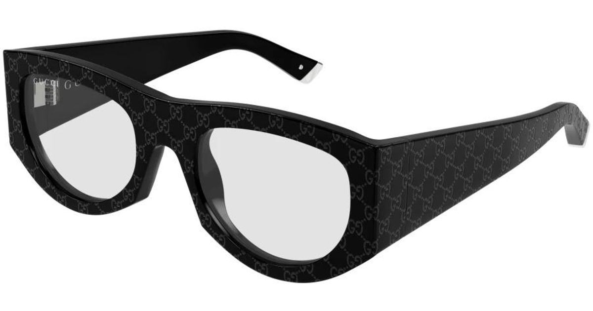 Gucci Glasses in Black | Lyst