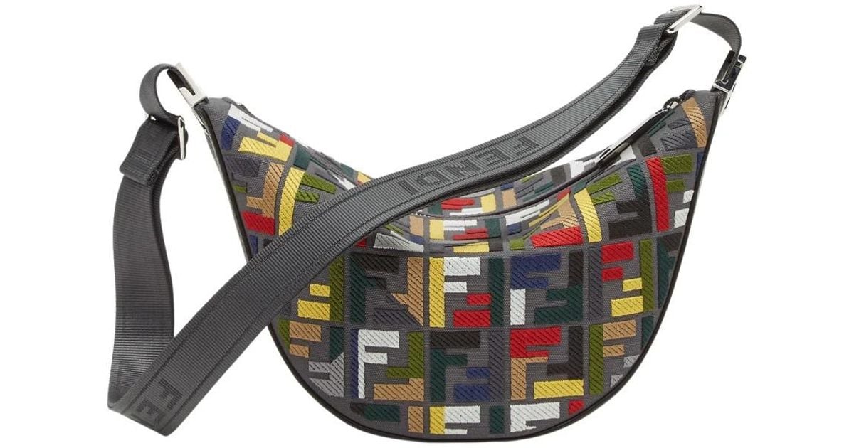 Fendi Cross Body Bags in Blue for Men | Lyst