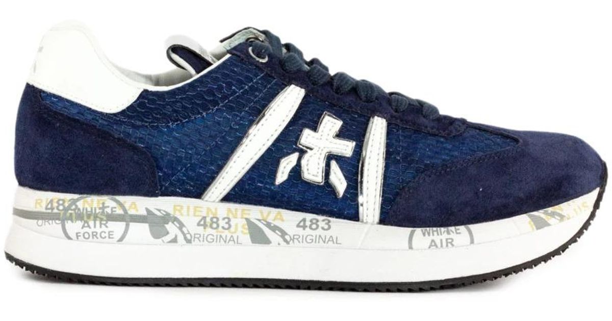 Premiata Sneakers in Blue | Lyst