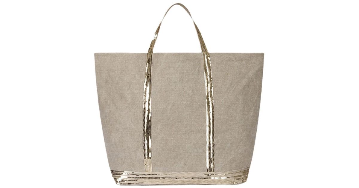 Vanessa Bruno Tote Bags in Natural | Lyst