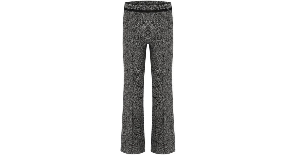 Cambio Wide Trousers in Grey | Lyst UK
