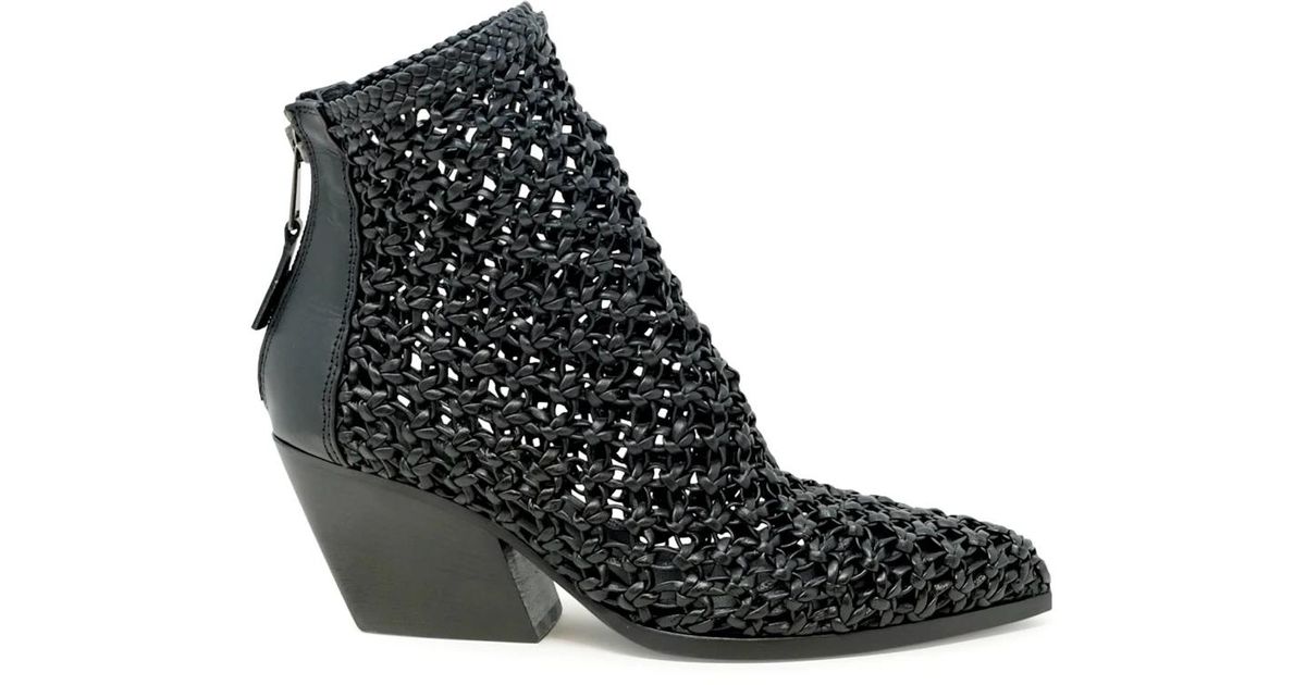 Elena Iachi Cowboy Boots in Black | Lyst UK