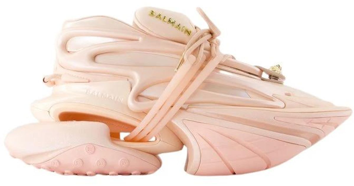 Balmain Sneakers in Pink | Lyst