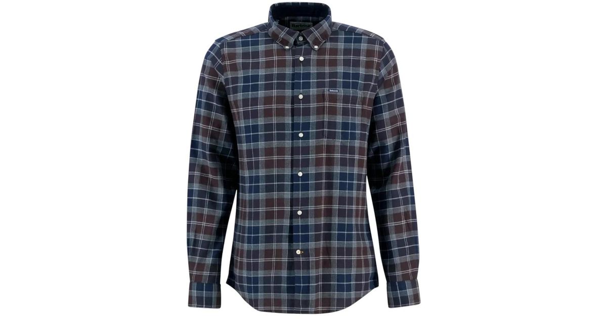 Barbour Casual Shirts in Blue for Men | Lyst UK
