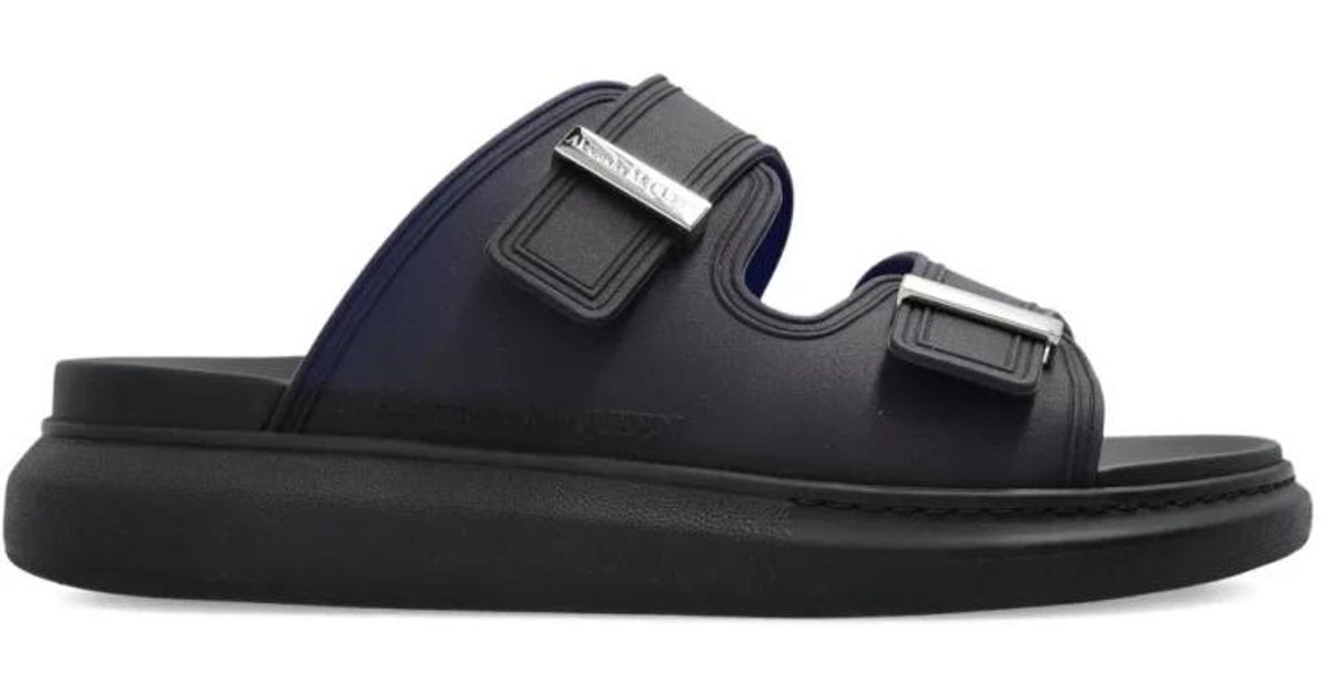 McQueen Sliders in Blue for Men | Lyst UK