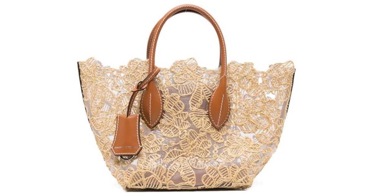 Ermanno Scervino Tote Bags in Metallic | Lyst UK
