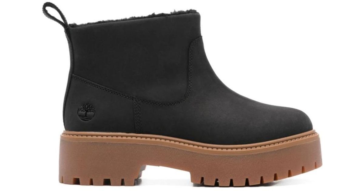 Timberland Winter Boots in Black | Lyst