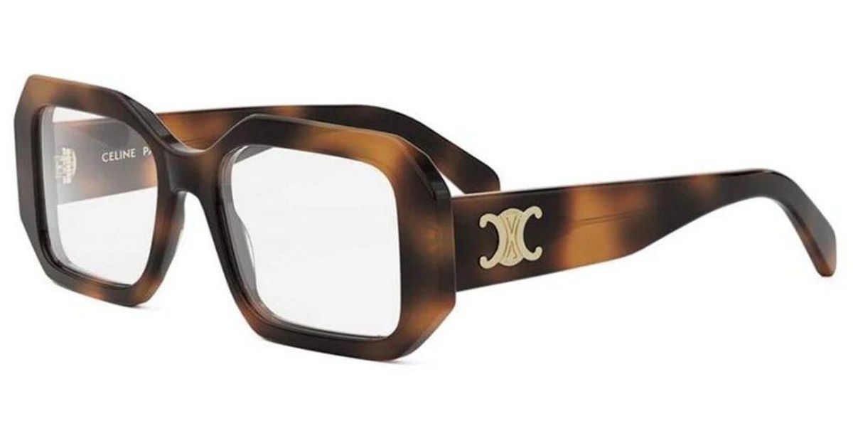 Celine Glasses in Brown | Lyst