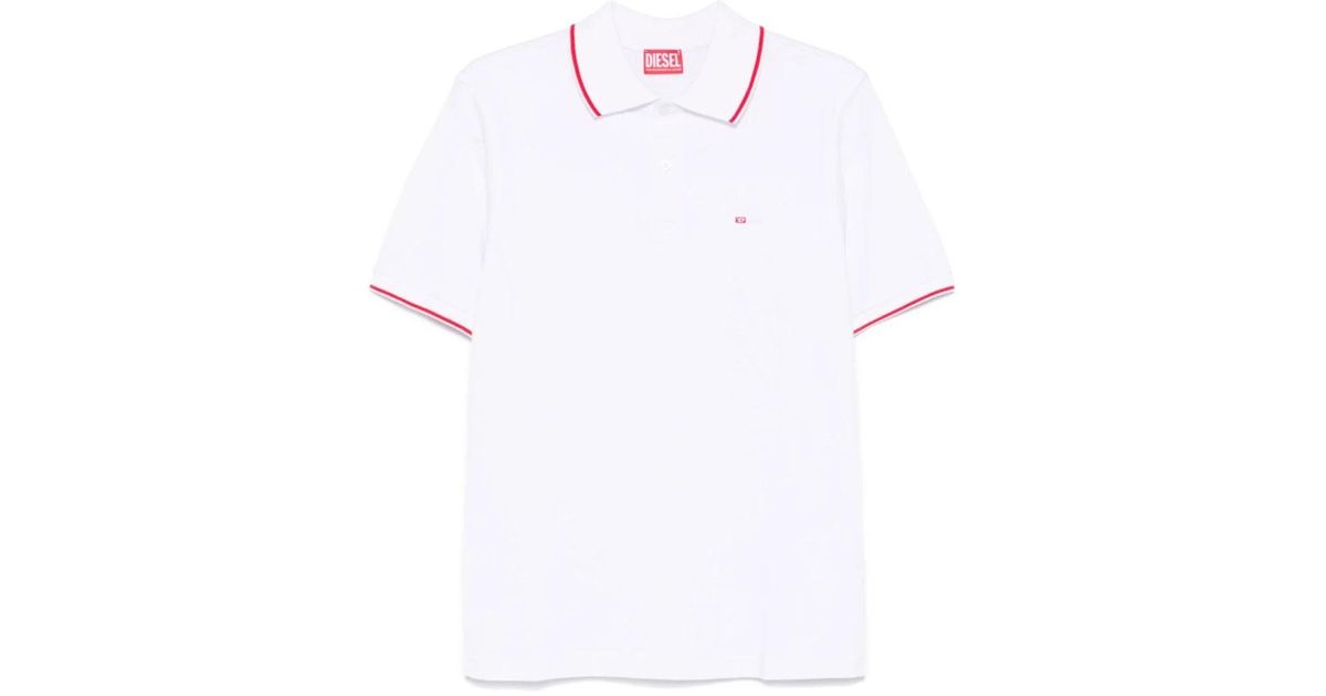 DIESEL Polo Shirts in White for Men | Lyst UK