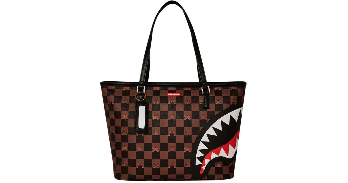 Sprayground Tote Bags in Black | Lyst