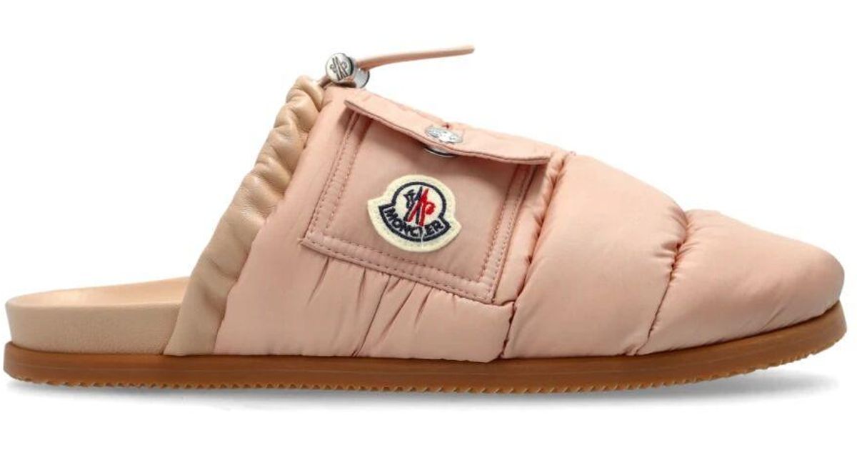 Moncler Mules in Pink | Lyst