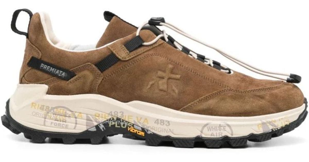 Premiata Sneakers in Brown for Men | Lyst
