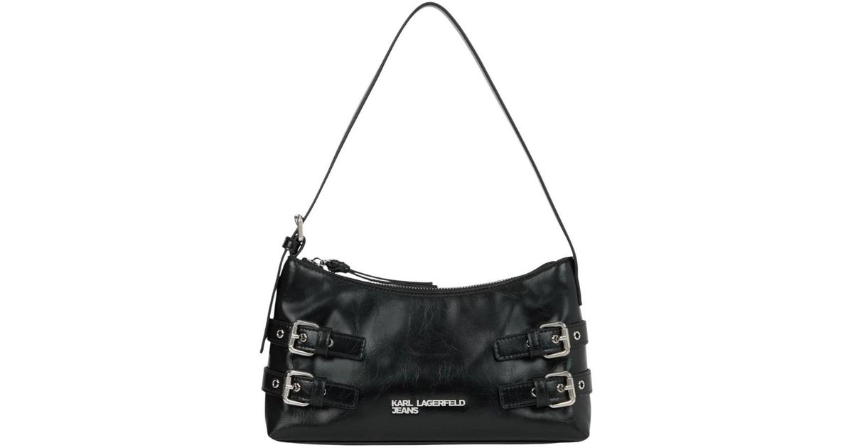 Karl Lagerfeld Shoulder Bags in Black | Lyst UK
