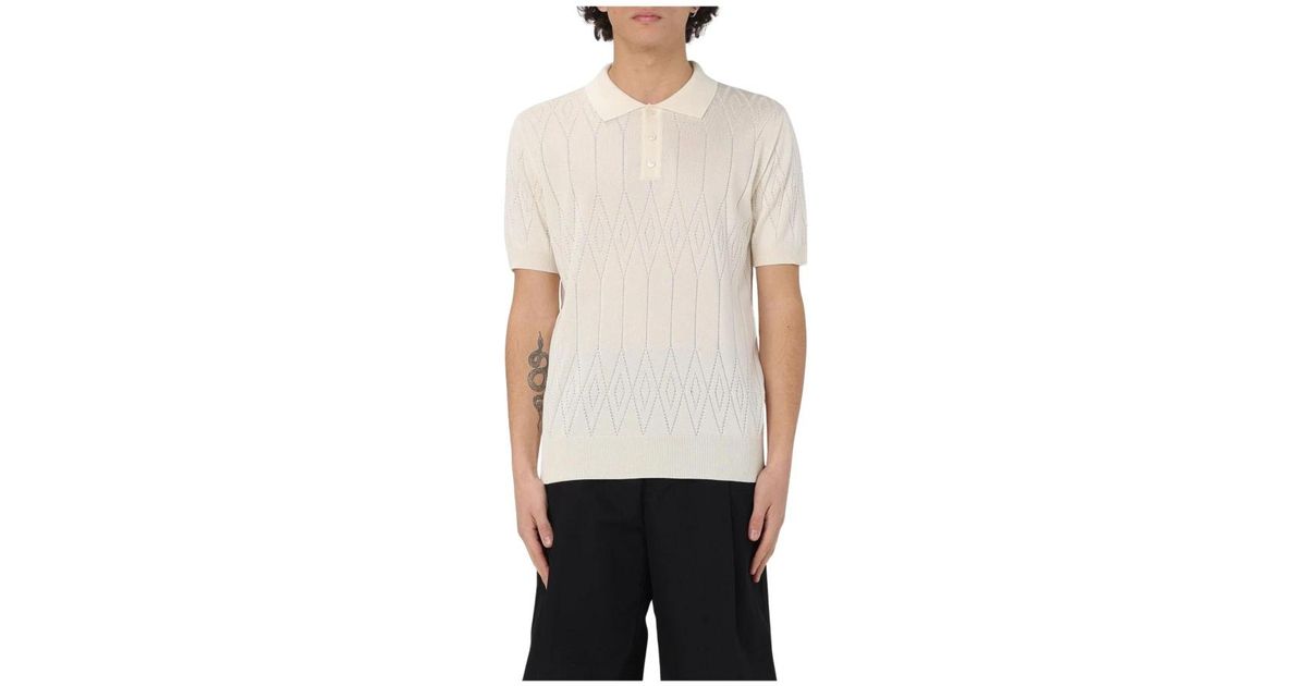 Golden Goose Polo Shirts in White for Men | Lyst UK