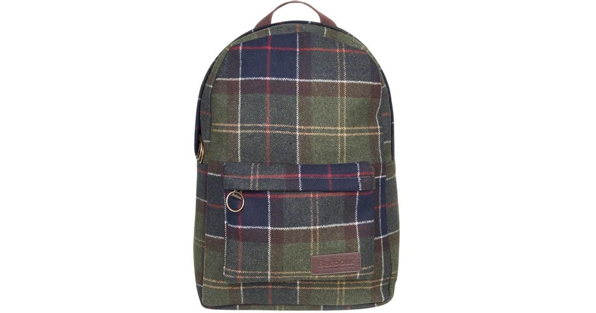 Barbour Carbridge Backpack Classic Tartan in Gray for Men | Lyst