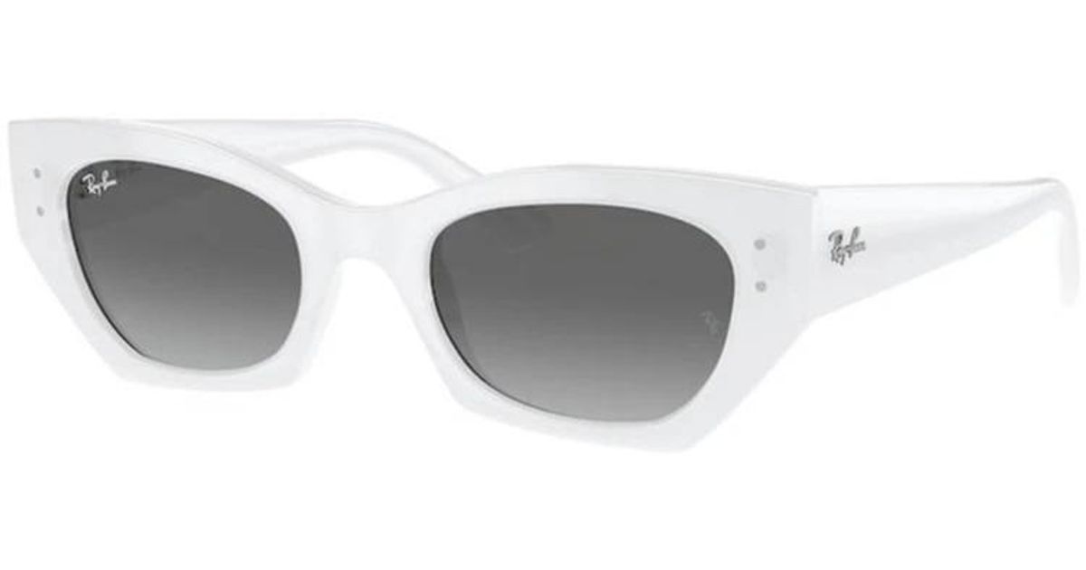 Ray-Ban Sunglasses in White | Lyst UK