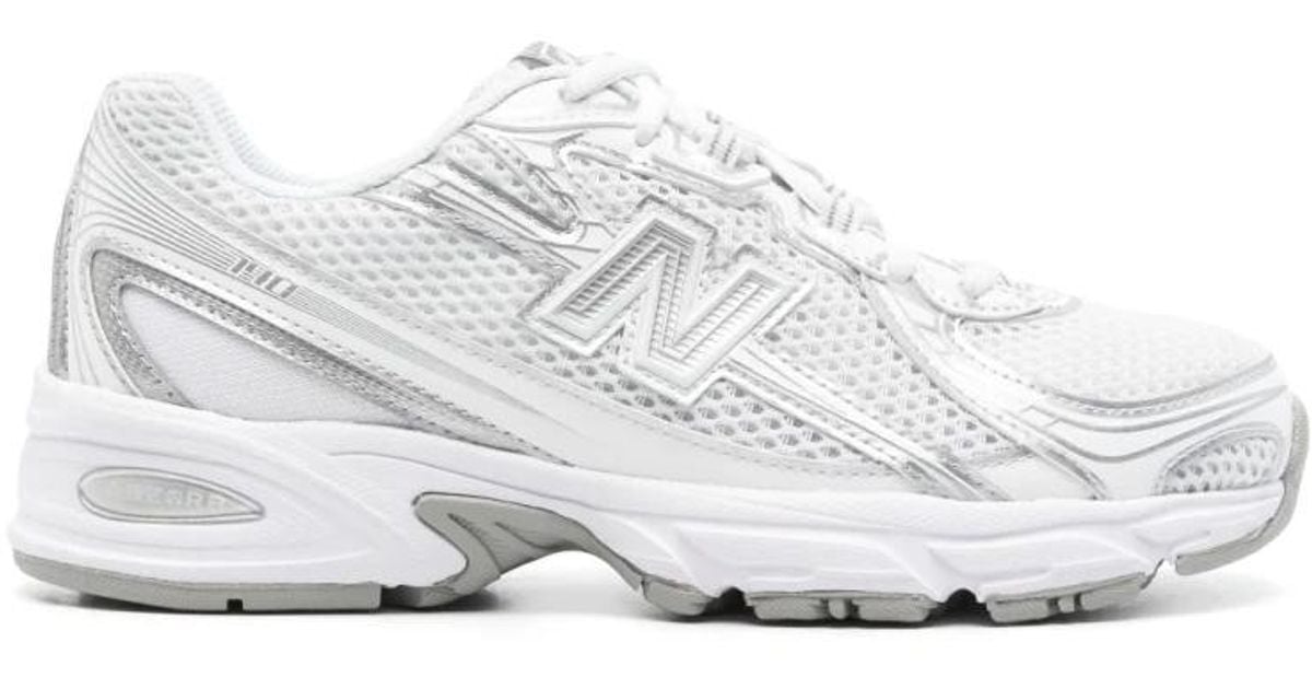 New Balance Breathable Mesh Sneakers With Durable Overlays in White | Lyst